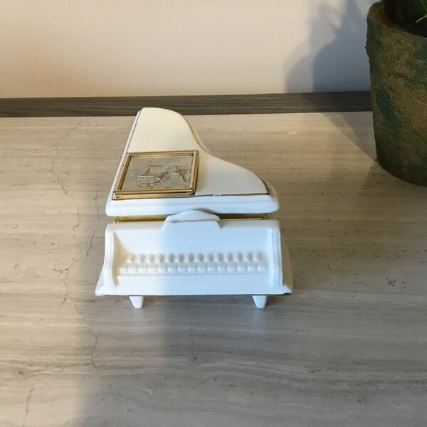 Porcelain Piano Trinket Box - Etsy