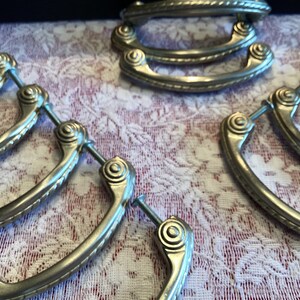 Art Deco Silver Metal Drawer Pulls Being Sold in Different Quantities ...