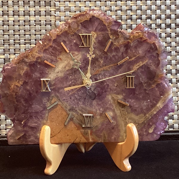 Purple Wall Clock - Etsy