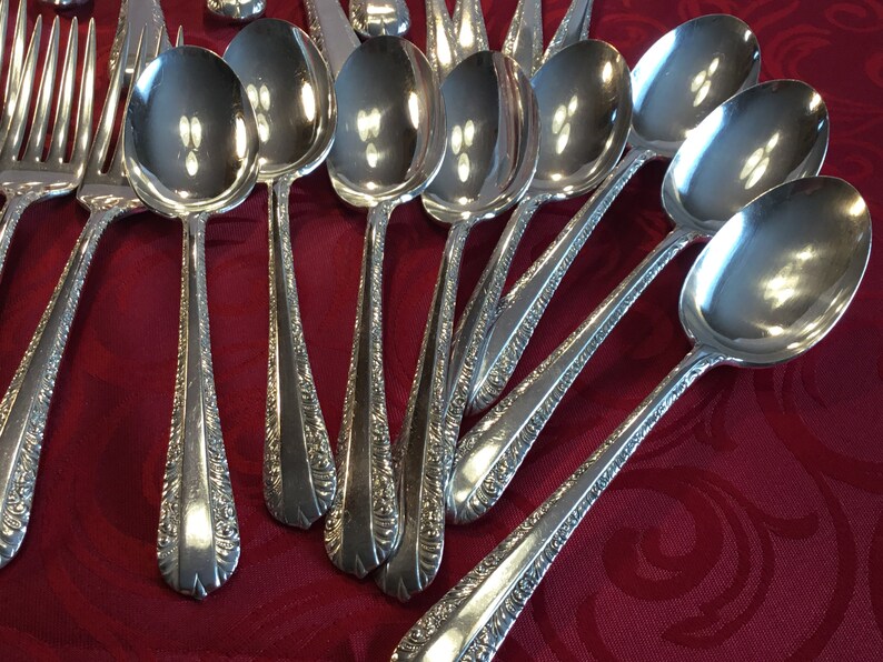 Vintage Mayflower Pattern Kings Plate Silver Plates Mcglashan - Etsy