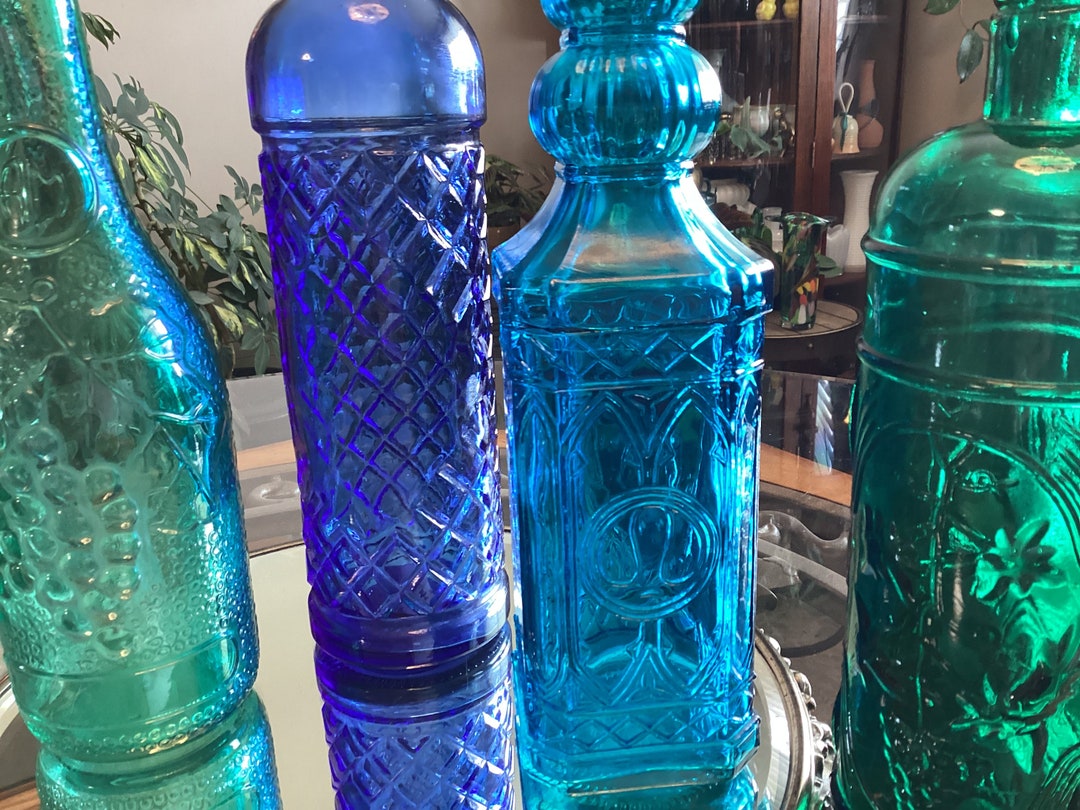 Choice of Colourful Decorative Wine Bottles Perfect for Displaying on ...