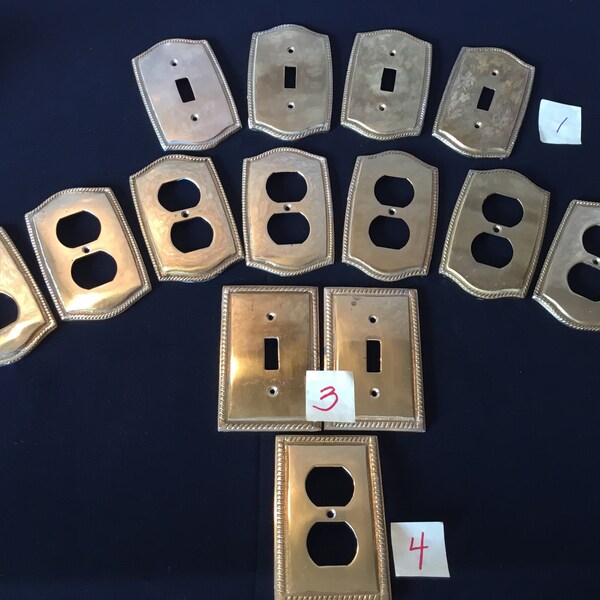 Brass and Gold Switch Plates - Etsy