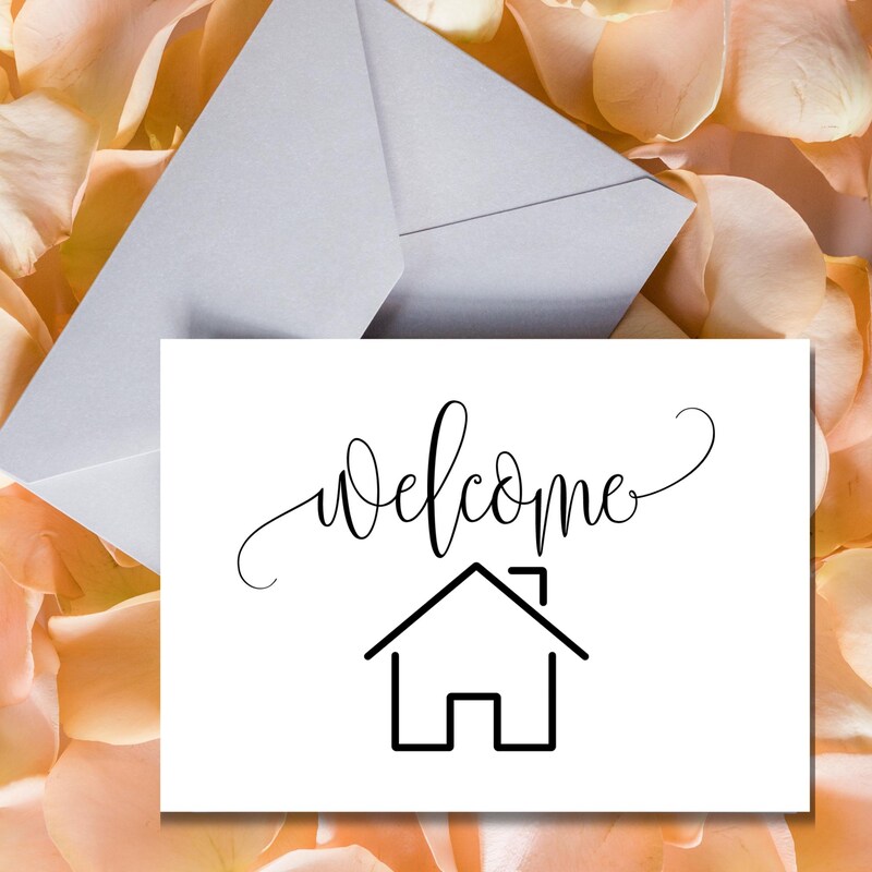 Welcome Home Card - Etsy