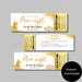 Editable Prom Night Ticket Templates - Etsy UK