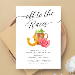 Kentucky Derby Invitation Kentucky Derby Party Kentucky Derby Invite ...