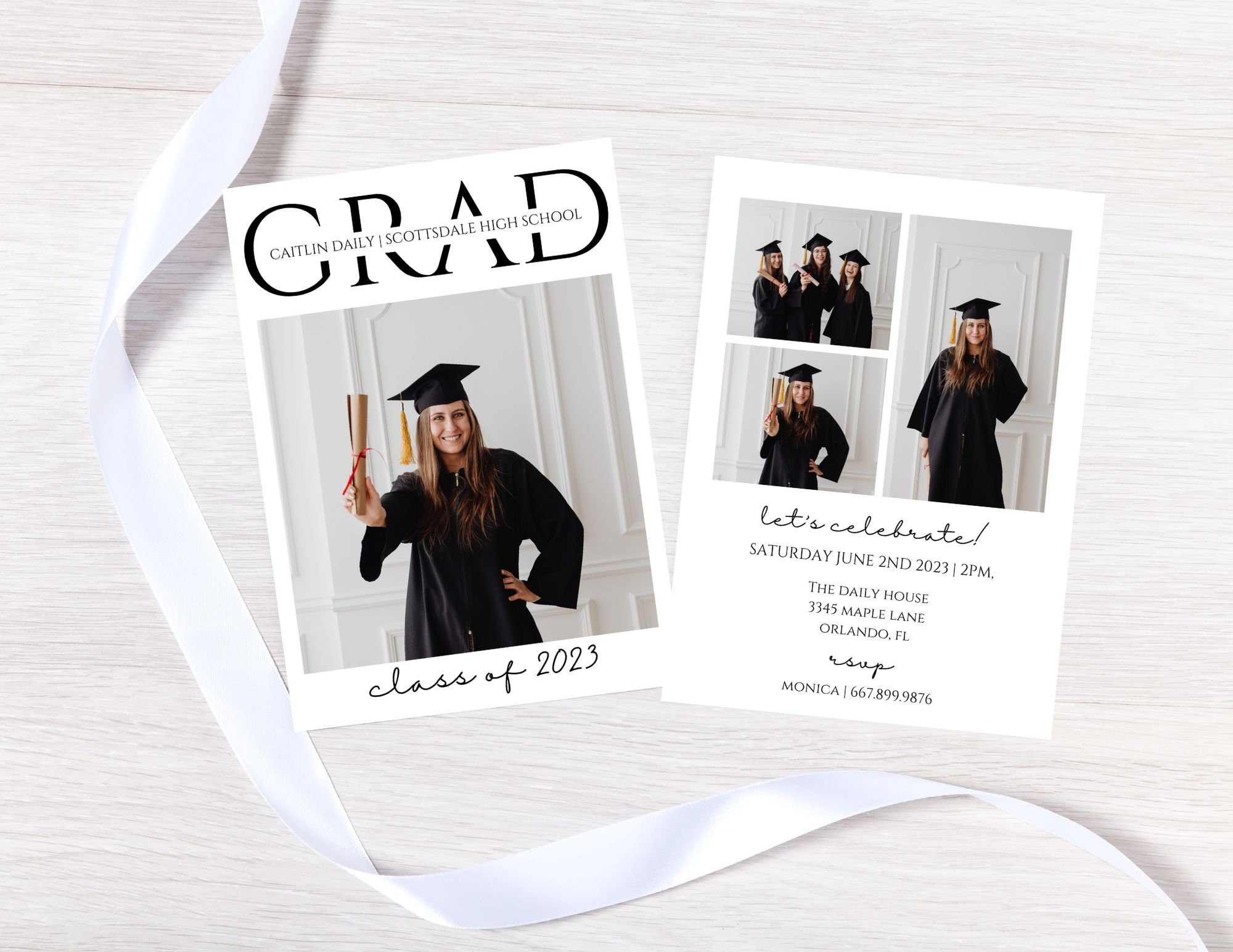 2023 Graduation Invitation, Graduation Party Invitation, Graduation ...