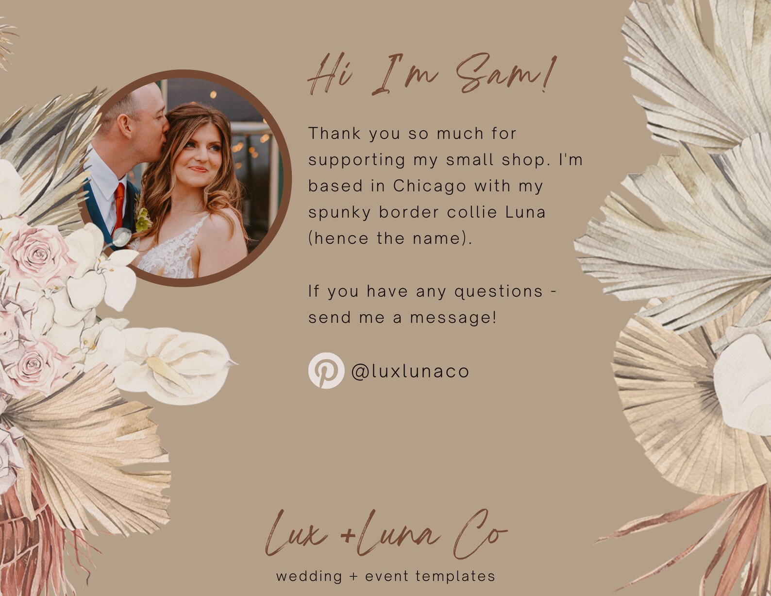 Rust Orange Wedding Invitation Wedding Invitation Template - Etsy