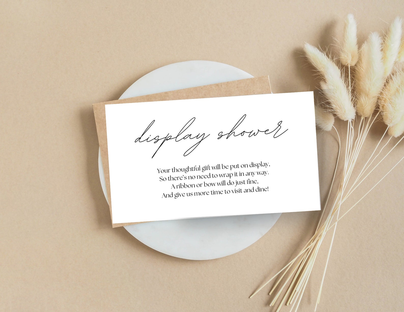 Bridal Shower Display Card Wedding Display Card Display Shower Card ...