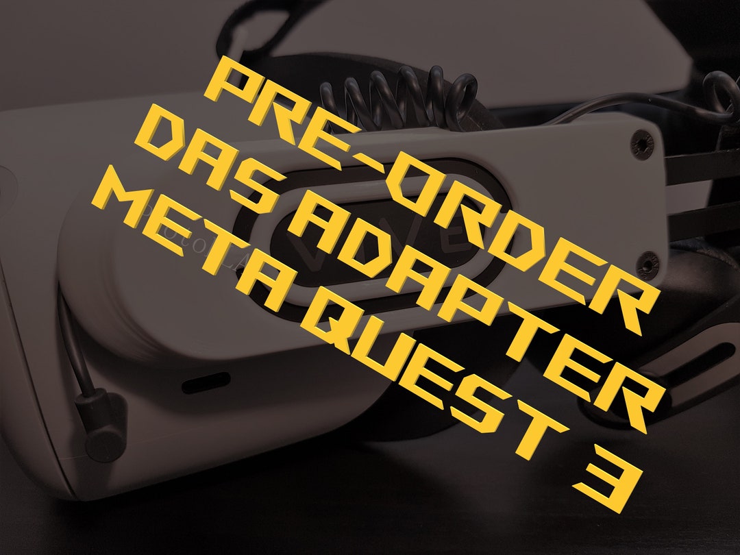 Pre-order Oculus Meta Quest 3 HTC Vive Deluxe Audio Strap - Etsy