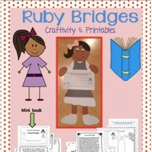 Ruby Bridges Craft and Printables (black History Month Craft) - Etsy