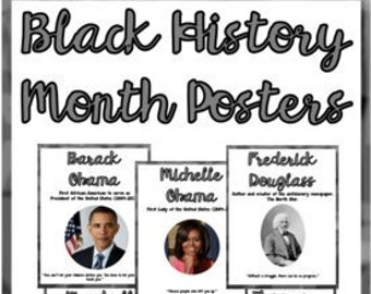 Black History Month Printable Poster, Black History Month Quotes - Etsy