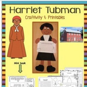 Harriet Tubman A Black History Month Craftivity - Etsy