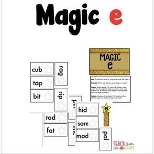 Magic E Activity - Etsy