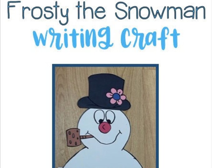 Frosty the Snowman Writing Craft - Etsy