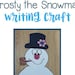 Frosty the Snowman Writing Craft - Etsy