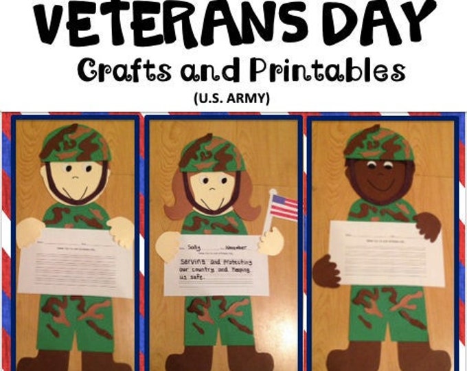 Veterans Day Crafts and Printables - Etsy
