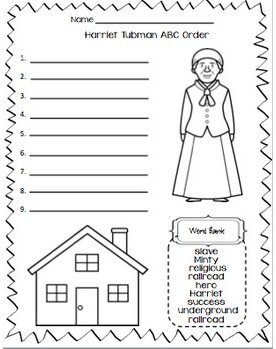 Harriet Tubman (A Black History Month Craftivity) - Etsy