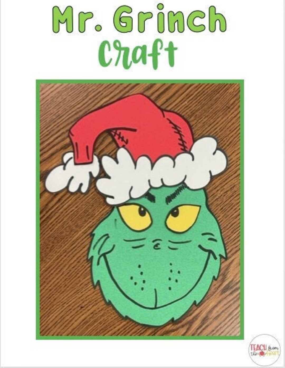 Mr. Grinch Craft - Etsy