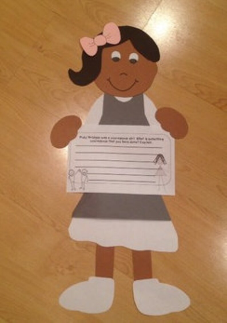 Ruby Bridges Craft and Printables (black History Month Craft) - Etsy