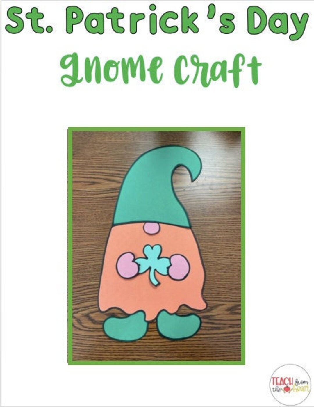 St. Patrick's Day Gnome Craft - Etsy