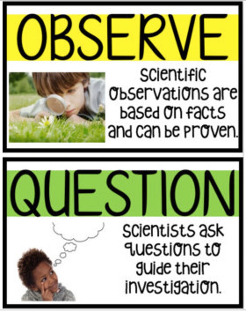 Scientific Method Posters - Etsy