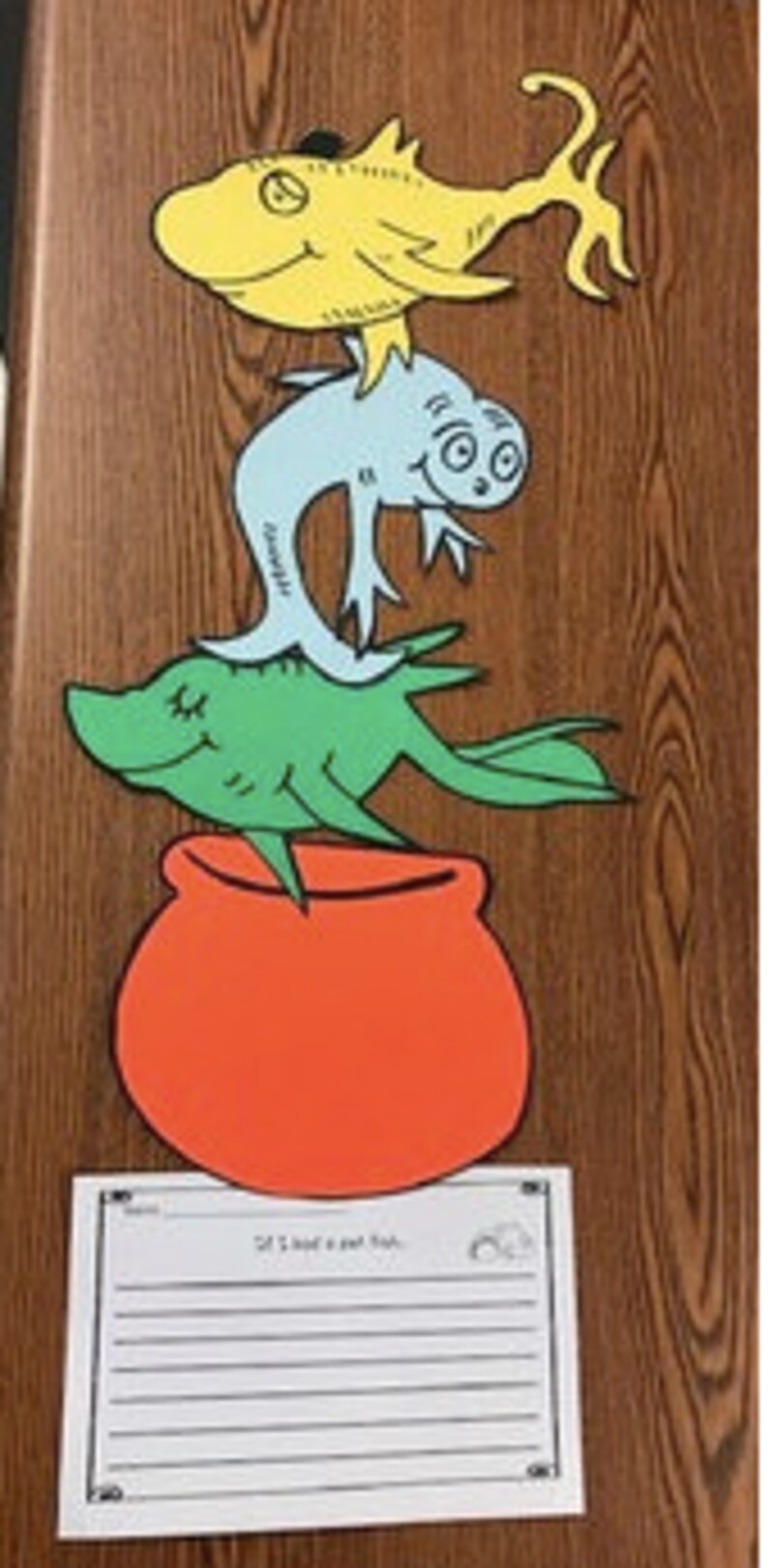 One Fish Two Fish Craft and Writing - Etsy