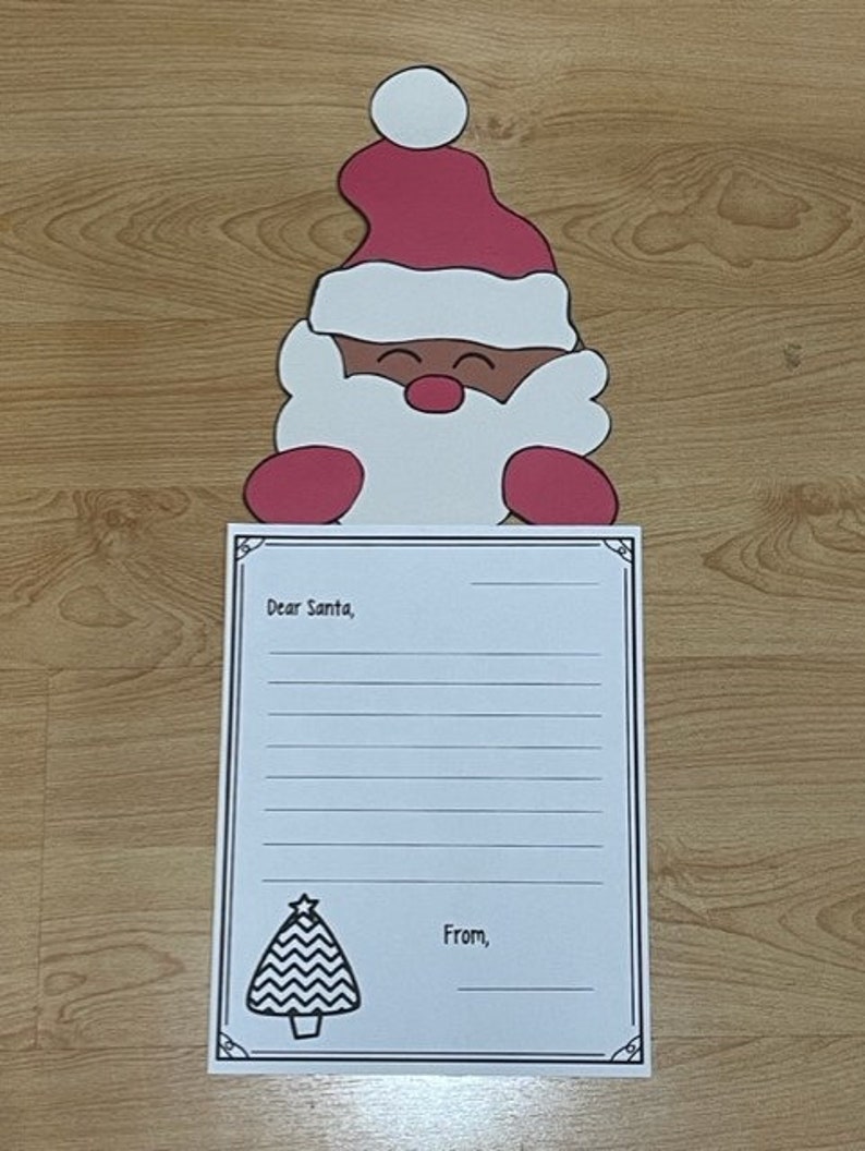 Santa Craft and Christmas Letter Writing - Etsy