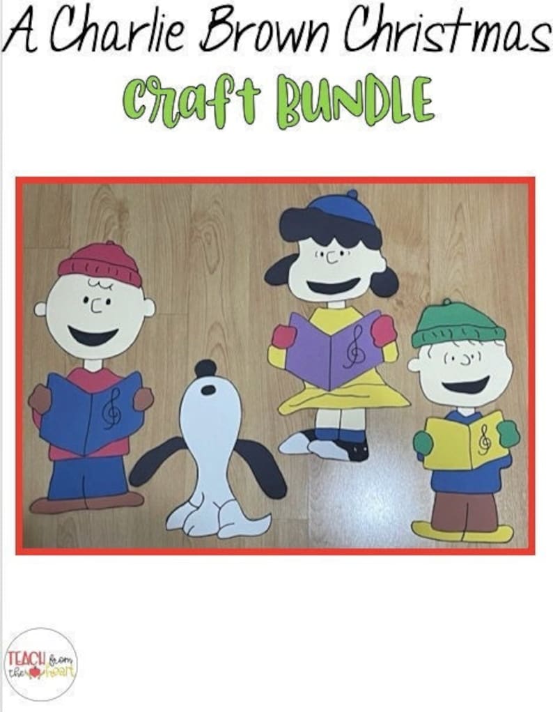 A Charlie Brown Christmas Craft BUNDLE - Etsy