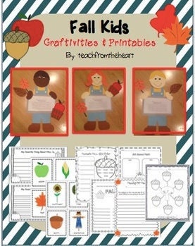 Fall Kids Craft and Printables Digital Download - Etsy