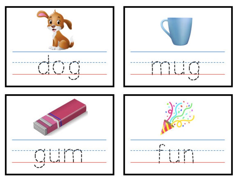 Tracing Words - Etsy