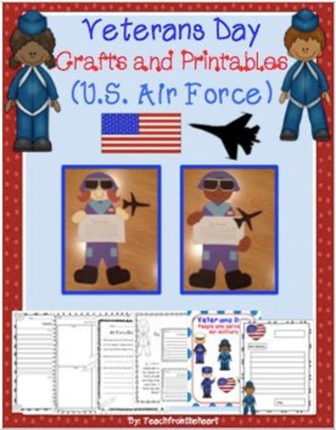 Veterans Day Craftivity (U.S. Air Force) - Etsy
