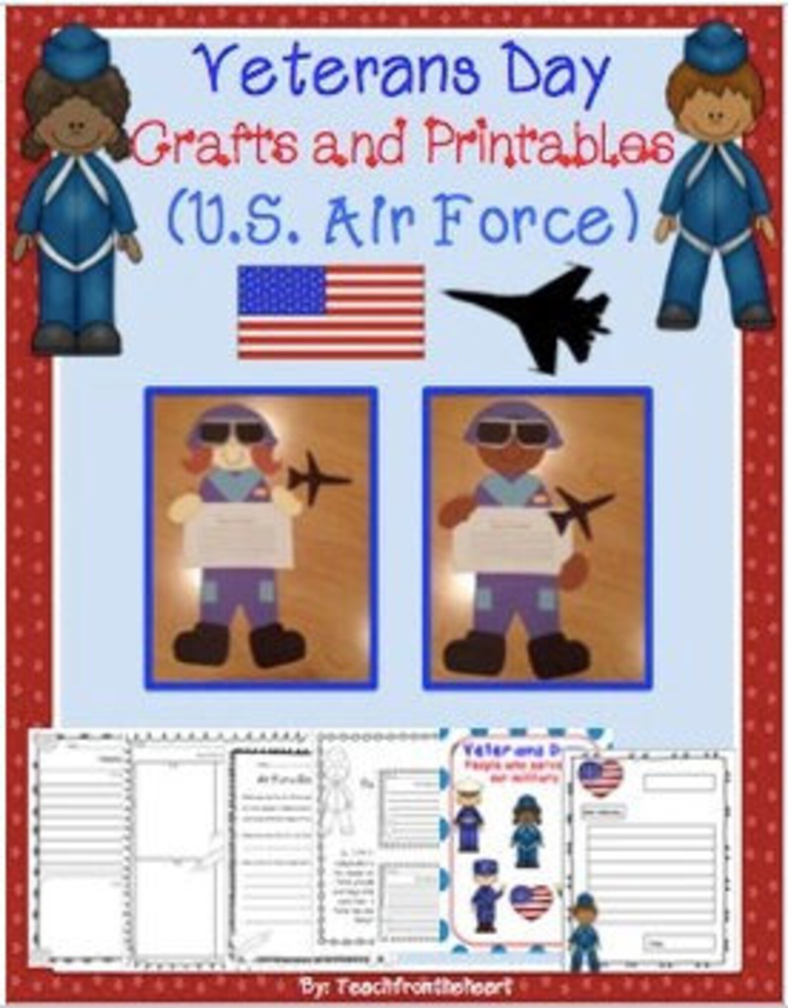 Veterans Day Craftivity (U.S. Air Force) - Etsy