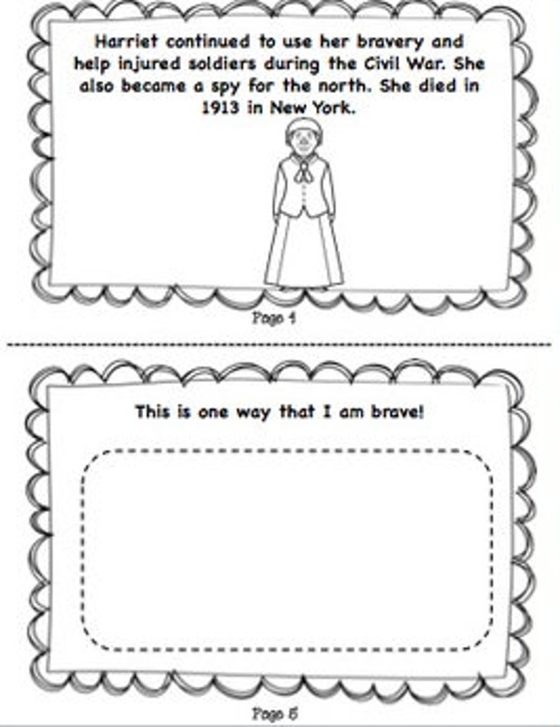 Harriet Tubman (A Black History Month Craftivity) - Etsy