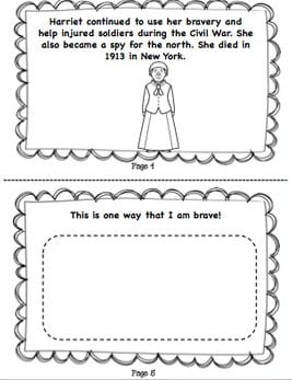 Harriet Tubman (A Black History Month Craftivity) - Etsy