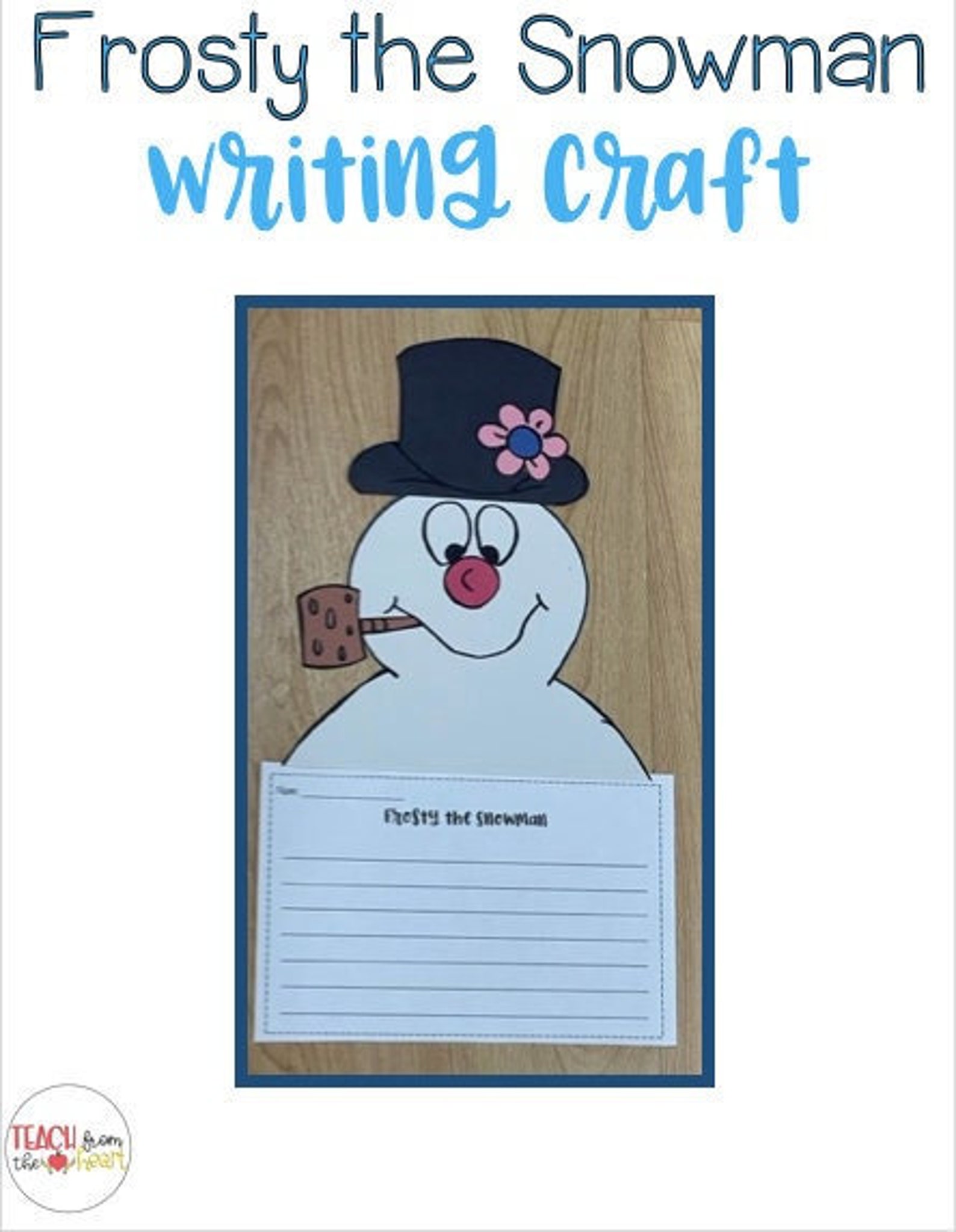 Frosty the Snowman Writing Craft - Etsy