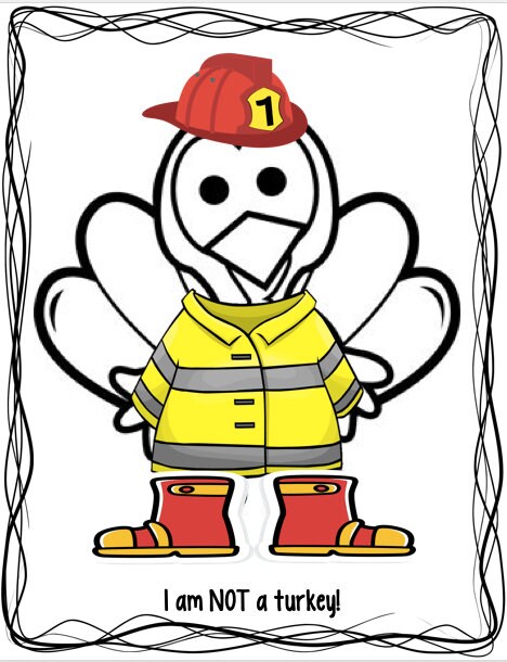Disguise a Turkey Fireman Costume - Etsy