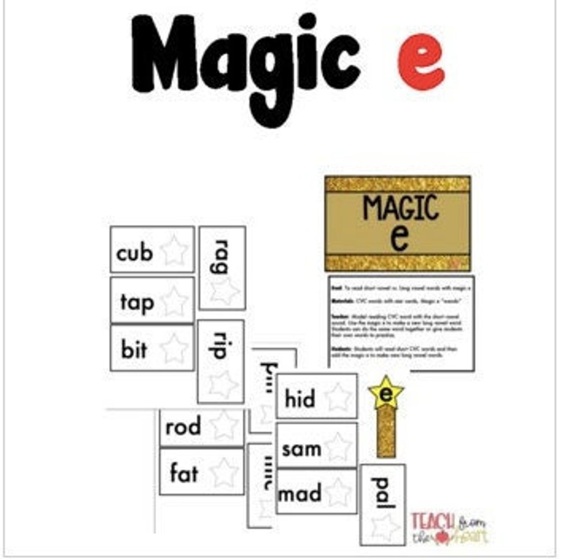 Magic E Activity - Etsy
