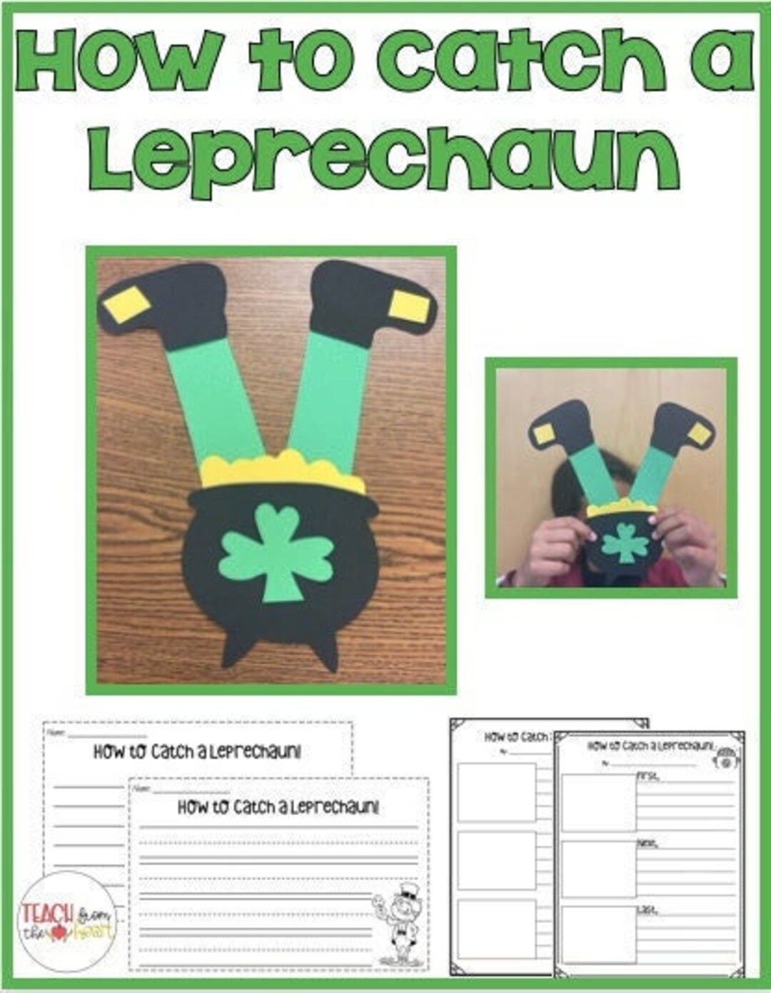 How to Catch a Leprechaun Craft and Writing - Etsy