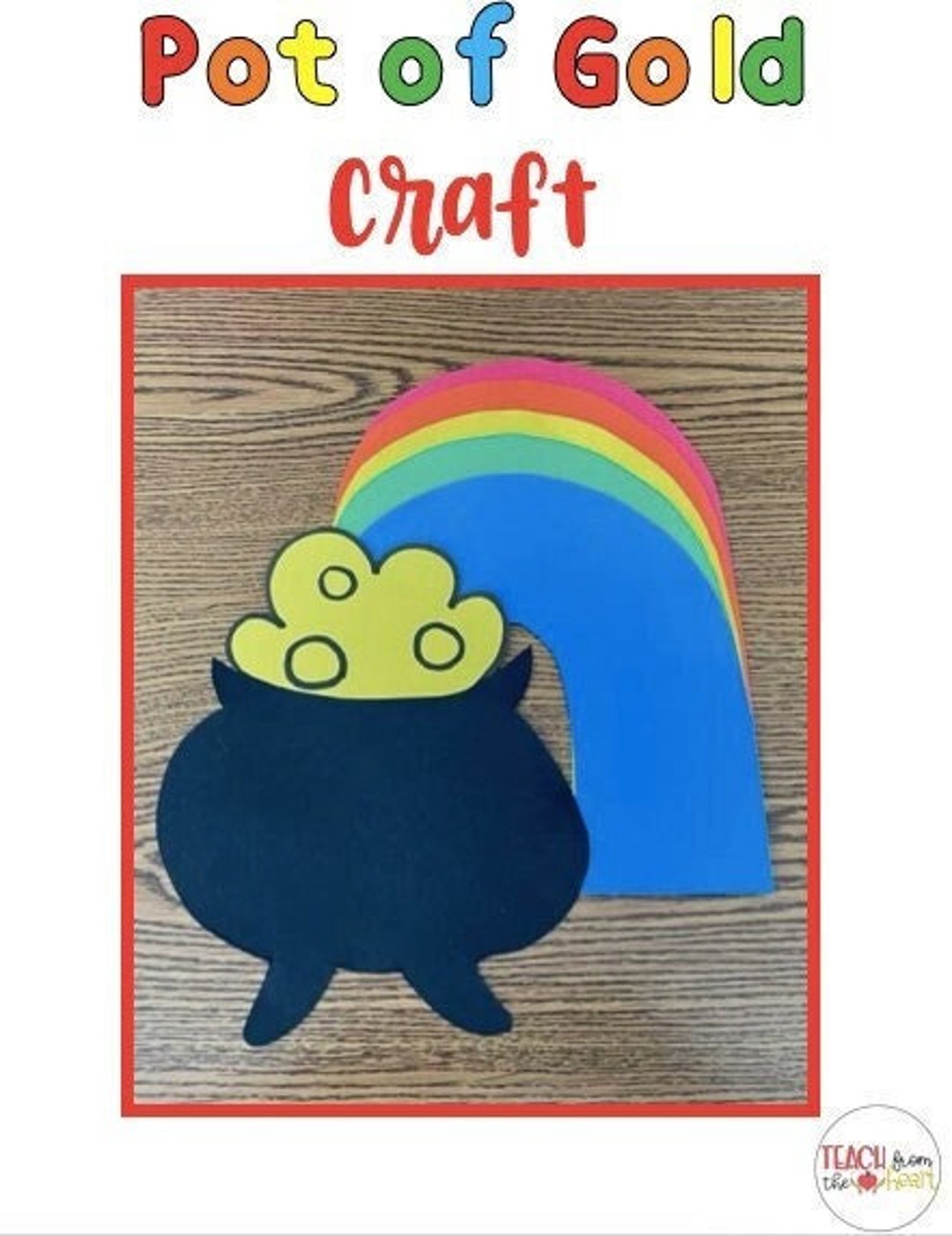 St. Patrick's Day Craft (pot of Gold) - Etsy