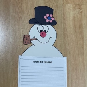 Frosty the Snowman Writing Craft - Etsy
