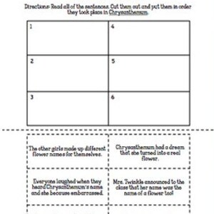 Chrysanthemum Craftivity and Printables - Etsy