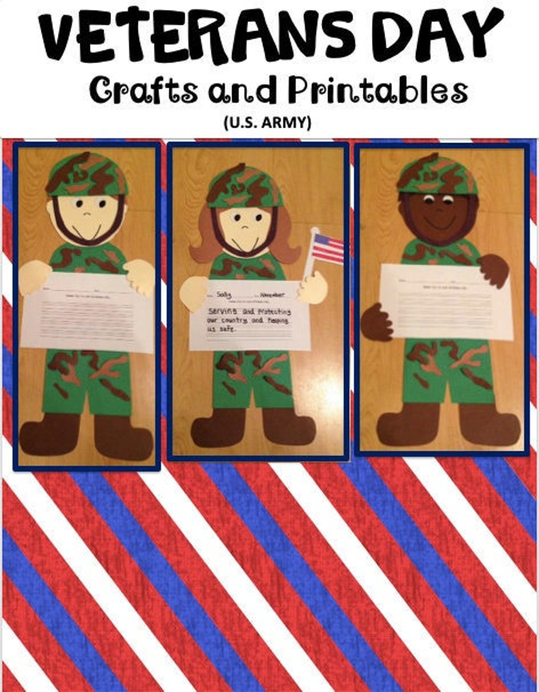 Veterans Day Crafts and Printables - Etsy