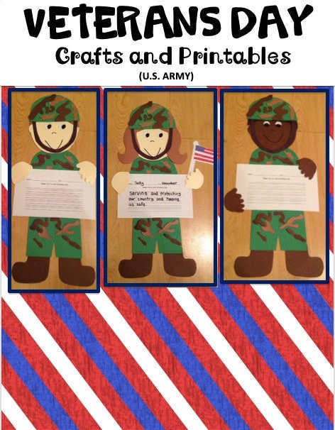 Veterans Day Crafts and Printables - Etsy