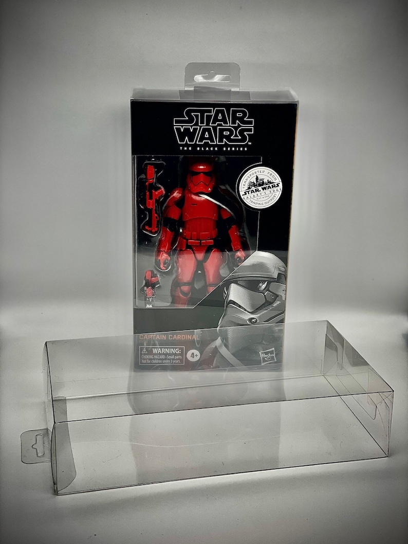 The Black Series Box Protectors, Box Covers With Hang Tabs for the Red ...