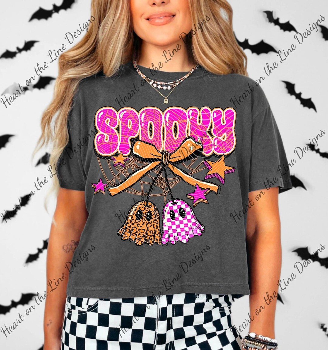 Spooky Ghost Cherries Pink - Etsy