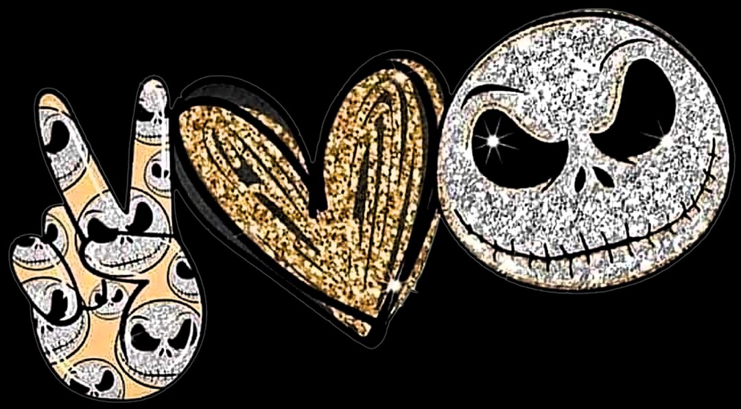 Peace Love Jack (face) - Etsy