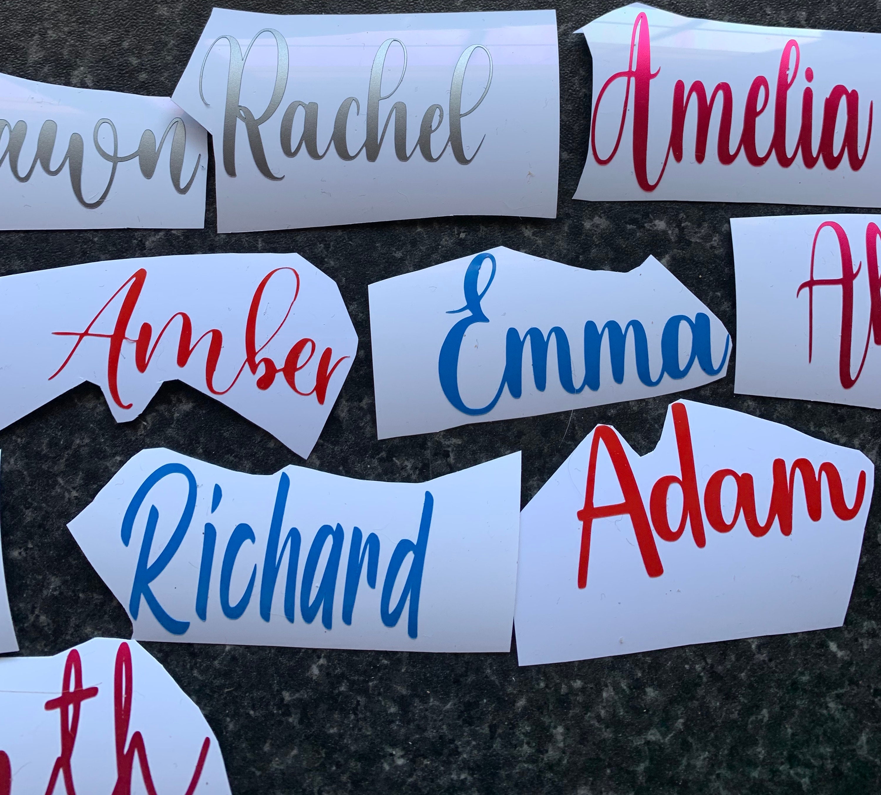 Name Vinyl Decal for Tumbler Glass Mug Wine Glass - Etsy Ireland