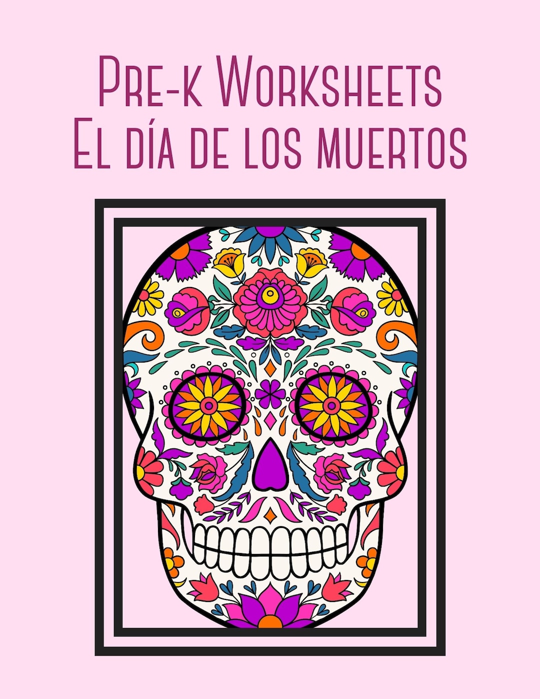 Pre-k Worksheets El Día De Los Muertos Spanish Worksheet Tracing ...