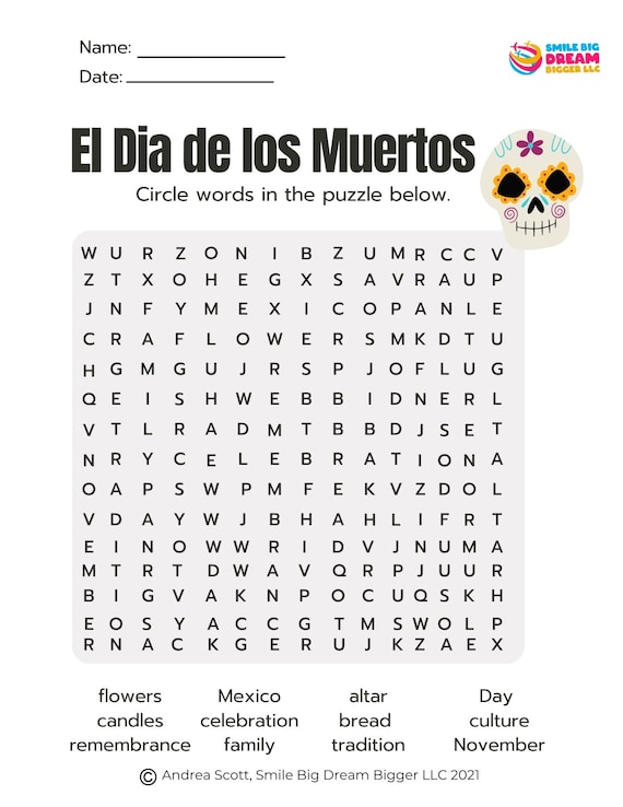 El Dia De Los Muertos Worksheet Day Of The Dead Spanish Reading