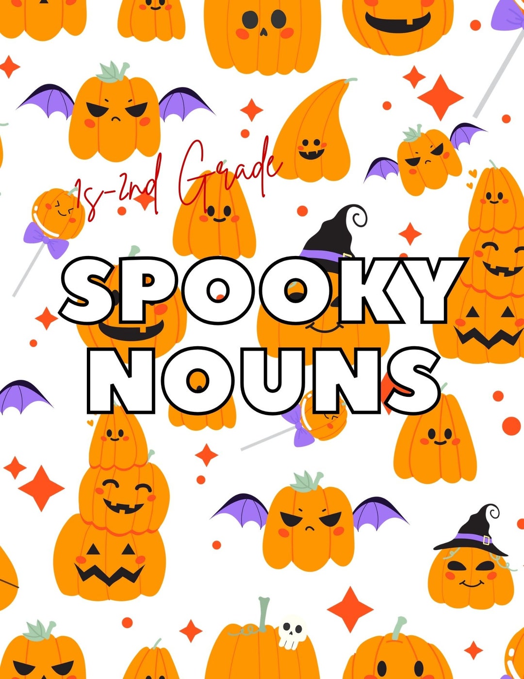 Halloween Nouns Worksheet, Spooky Nouns, Nouns Worksheet, Nouns ...